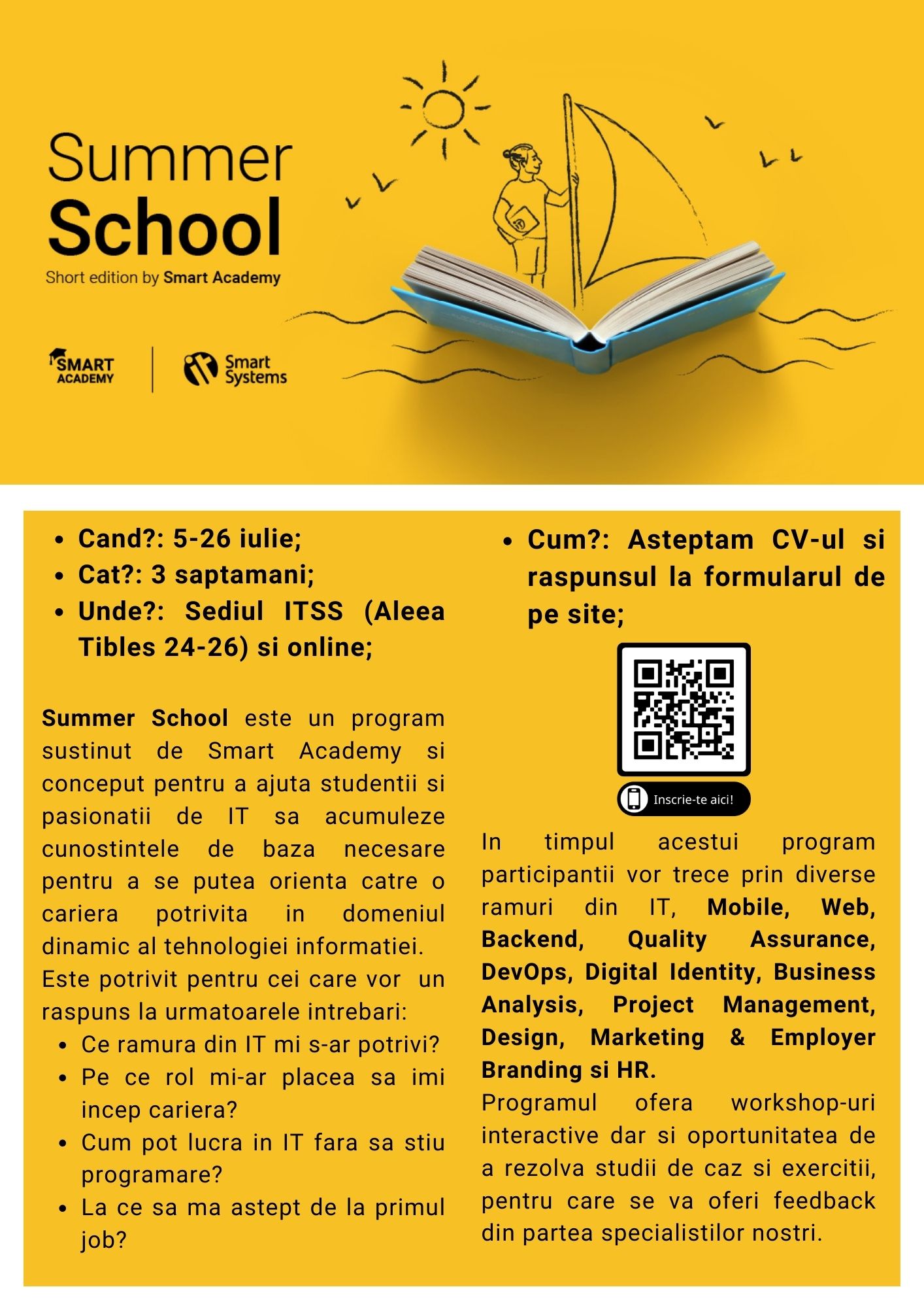 Summer School – Short Edition by Smart Academy – Facultatea de ...
